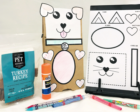 How to Make a Puppy or Kitty Puppet from Paper Bag | Craft for Kids ...